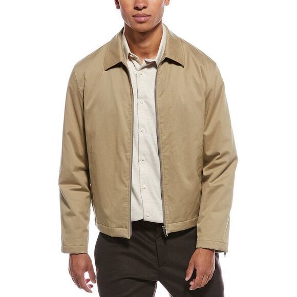 Theory | Jackets & Coats | Theory Mens Blouson Zip Jacket Brown | Poshmark